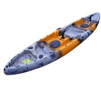 China Plastic Tandem Fishing Kayak 2 Person Sit On Top Canoe 8 Degree 4.5MM for sale