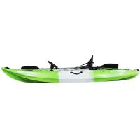 China 8 Degree Green One Seater Fishing Kayak With Pedals 2.95m*0.78m for sale