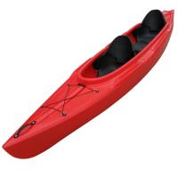 China 3 Person Small Boat Rigid Fishing Kayak 500 Lb Capacity Plastic Canoe 4.0m*0.82m for sale