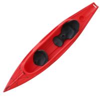 China 3 Person Seat Sit In Canoe LLDPE Plastic Fishing Kayak 600 Lb Capacity for sale