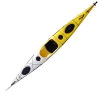 China HDPE Sea Canoe Polyethylene 1 Person Sit In Kayak 330 lbs for sale