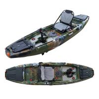 China 4.5mm Single Fishing Pedal Kayak Sit On Top Fishing Kayak With Pedals for sale