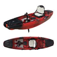 China 4.5mm Single Fishing Pedal Kayak Sit On Top Fishing Kayak With Pedals for sale