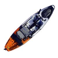 China HDPE Pedal Drive Kayaks Sit On Top Fishing Canoe 3.32m*0.9m for sale