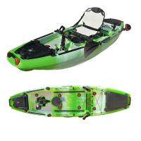 China HDPE Single Person Ocean Kayak Boat Sit On Top Recreational Fishing Kayak for sale