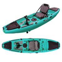 China Plastic 1 Man Fishing Kayak Lldpe Single Person Sit On Top 264 Lbs for sale
