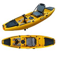 China Plastic 1 Man Fishing Kayak Lldpe Single Person Sit On Top 264 Lbs for sale