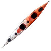 China Tandem Sea Touring Kayak Sit In Pelican 2 Person 3 Years 8 Degree 529 Lbs for sale