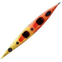 China Tandem Sea Touring Kayak Sit In Pelican 2 Person 3 Years 8 Degree 529 Lbs for sale