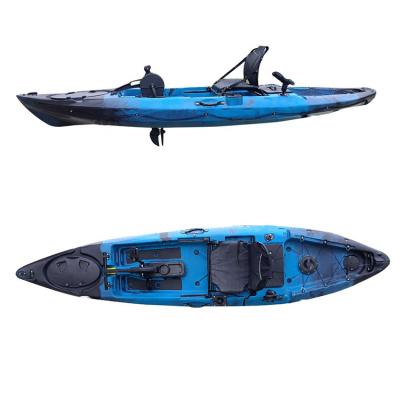 China Sea Fishing Foot Pedal Kayak Angler Sit On Top With Adjustable Comfort Seat 180kgs for sale