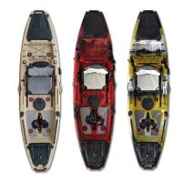 China 38.2kgs Fishing Foot Pedal Lightweight Sit On Top Kayaks Comfortable for sale