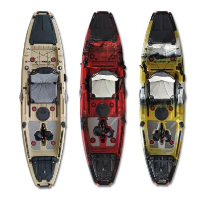 China 38.2kgs Fishing Foot Pedal Lightweight Sit On Top Kayaks Comfortable for sale