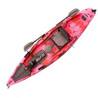 China Plastic Fishing Pedal Kayak Most Stable Kayak Single Person Sit On Top for sale