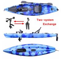 China Plastic Fishing Pedal Kayak Most Stable Kayak Single Person Sit On Top for sale