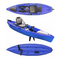 China 550lbs One Man Kayak Single Person Sit On Top Fishing Kayak With Foot Pedal Drive for sale