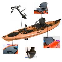China HDPE Sit On Fishing Pedal Kayaks Boats Single People 3 Years 180kgs for sale