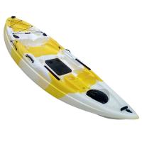 China Double Fishing Kayak Canoe Sit On Top Plastic With Paddle 2.7m*0.84m for sale