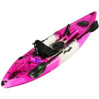 China Hobie Single Sit On Top Kayak Green Fishing Canoe 2.95m*0.78m for sale