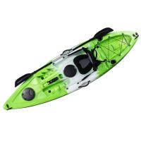 China Hobie Single Sit On Top Kayak Green Fishing Canoe 2.95m*0.78m for sale
