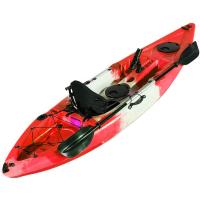 China Hobie Single Sit On Top Kayak Green Fishing Canoe 2.95m*0.78m for sale
