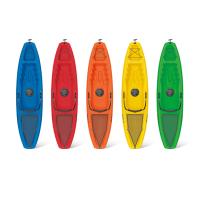 China 2.66m*0.66m Orange Fishing Kayak Single Person Pedal 125kg for sale