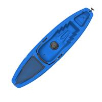 China 10 Foot Sit On Top Kayak 300 Lb Capacity Waterproof Non Slip Single Seat Fishing for sale