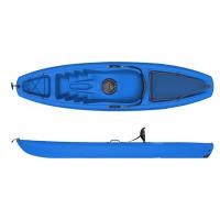 China 10 Foot Sit On Top Kayak 300 Lb Capacity Waterproof Non Slip Single Seat Fishing for sale