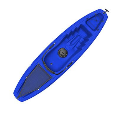 China Blue Youth 1 Person Fishing Kayak Plastic Fishing 275 Lbs for sale