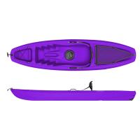 China 1 Man 10 Ft Sit On Top Kayak Single Person Fishing Canoe With Foot Pedals for sale