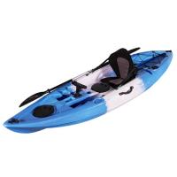 China Riber Deluxe Sit On Top Kayak 350 Lb Capacity 1 Man Fishing Canoe for sale