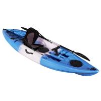 China Riber Deluxe Sit On Top Kayak 350 Lb Capacity 1 Man Fishing Canoe for sale
