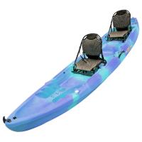 China HDPE Tandem Fishing Kayaks Explorer 2 Person Plastic Stadium Seaters 551 Lbs for sale