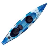 China Youth 2 Person Sit In Kayak Huarui Small Sea Fishing Boat 4.0m*0.82m for sale