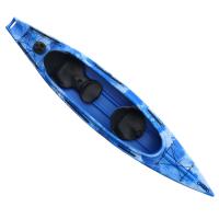 China 10 Foot Sit In Kayak Seat Upgrade 3 Seater 3 Person Family Colorful Plastic Canoe 617 Lbs for sale