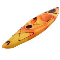 China 4.5MM Plastic Sea Kayak Canoe Single Person 8 Ft Sit In Fishing Kayak 4.5MM for sale