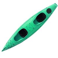 China Tandem Sit In Kayak 2 Man Fishing Canoe With Paddle for sale