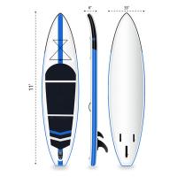 China Huarui PVC Sup Inflatable Board Paddleboard Touring Sup Board for sale