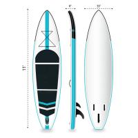 China Huarui PVC Sup Inflatable Board Paddleboard Touring Sup Board for sale