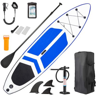 China Drop Stitch Blow Up Real Stand Up Paddle Board 330LBS Water Great Funboard Surf Sup for sale