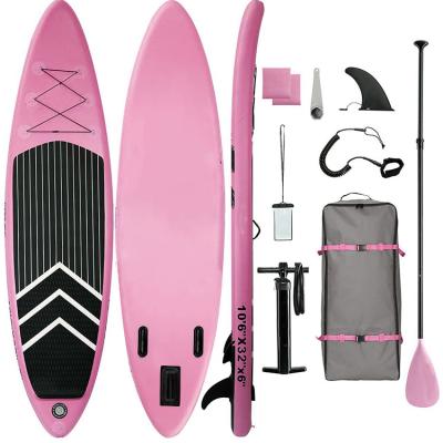 China 330lbs Red Stand Up Paddle Board Paddle Board Inflatable Cool Surf for sale