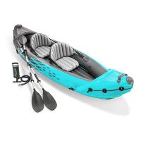 China Rowing PVC Inflatable Kayak Boat Set Outdoor Bring Paddle 3.12m*0.91m for sale