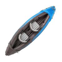 China Rowing Two Person Inflatable Tandem Canoe Kayak Inflatable Boat 3.12m*0.91m for sale