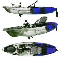 China Huarui Single Person Sit On Top Pedal Fishing Kayak 3.32m*0.9m for sale