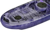 China Sot LLDPE Fishing Pedal Kayak  Sit On Top With Aluminum Backseat for sale