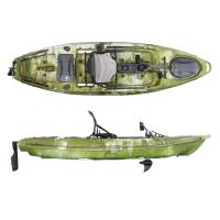 China Single Seat One Person Plastic Fishing Kayak Safe Capacity 418.8lbs for sale