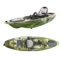 China Single Seat One Person Plastic Fishing Kayak Safe Capacity 418.8lbs for sale