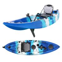 China 110kgs Safe Capacity Plastic Sea Fishing Pedal Kayak Drive Sit On Top for sale