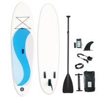 China 300x76x15CM Inflatable Stand Up Surfing Board For Water Sports Area for sale