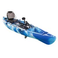 China Single Sit On Top Foot Pedal Drive Fishing Kayak 250kgs Capacity for sale
