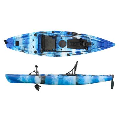 China Single Sit On Top Foot Pedal Drive Fishing Kayak 250kgs Capacity for sale